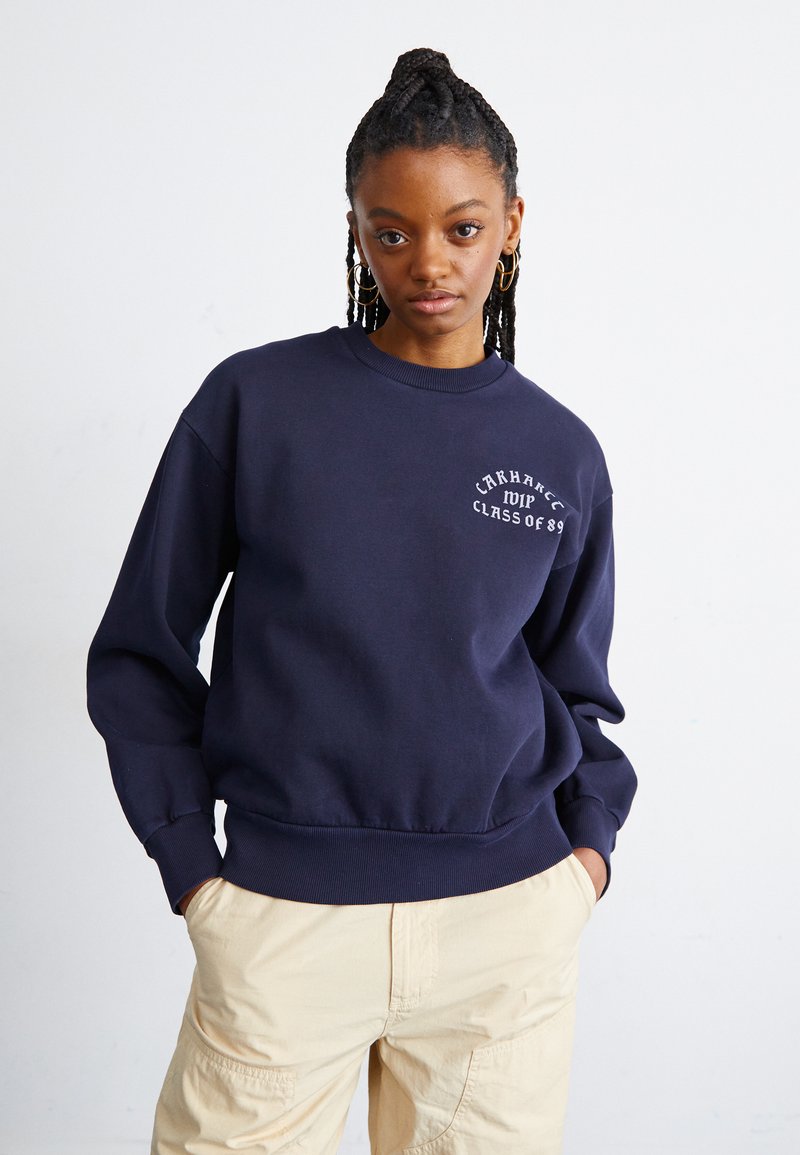 Carhartt WIP CLASS - Sweater - dark navy/white/donkerblauw - Zalando.nl