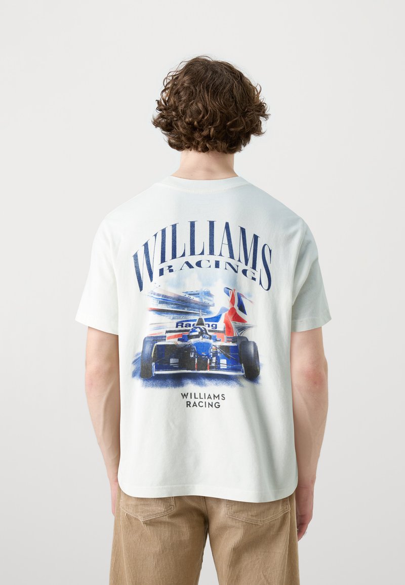 Abercrombie & Fitch FORMULA ONE WILLIAMS - Trükipildiga T-särk - white ...