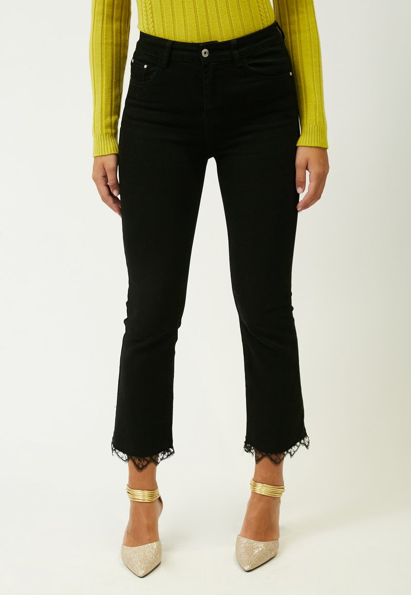 INFLUENCER Flared Jeans - black - Zalando