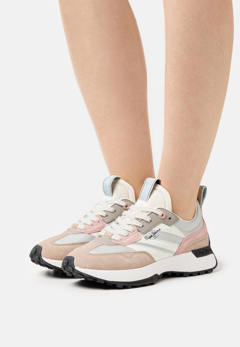 Pepe Jeans LUCKY - Sneakers basse - pearl silver/multicolore - Zalando.it