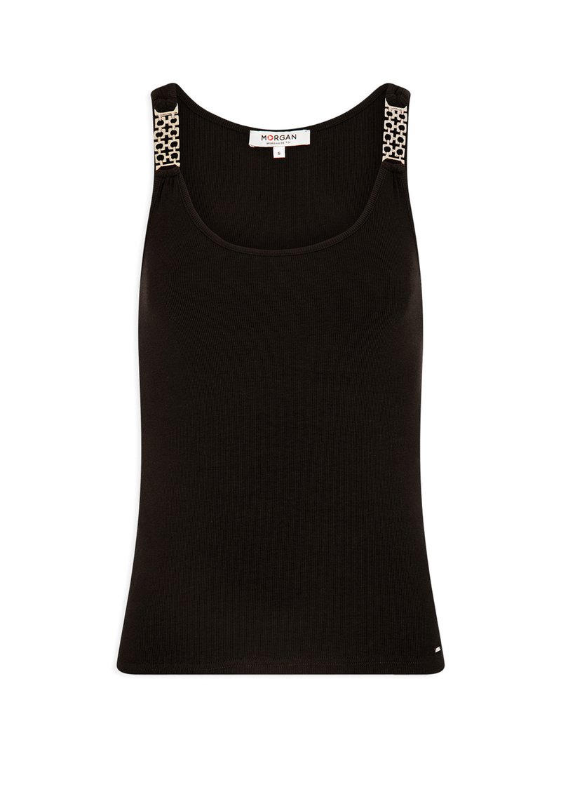 Morgan TANK WITH EMBELLISHED - Top - black/zwart - Zalando.nl