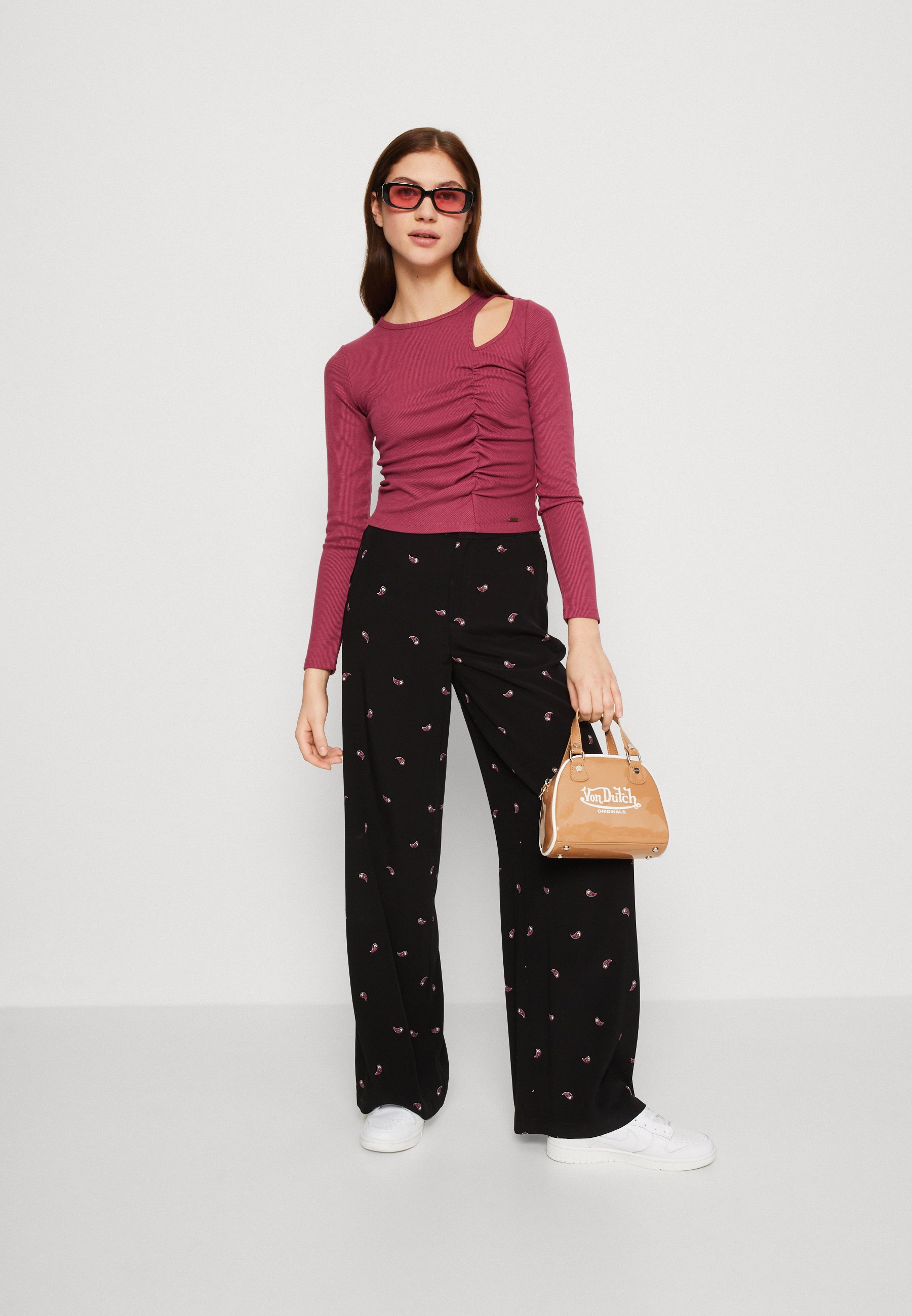 Pepe Jeans POPPY - Stoffhose - multi/schwarz - Zalando.ch