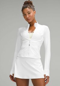 lululemon DEFINE CROPPED NULU - Giacca sportiva - white/bianco - Zalando.it
