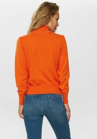 Nümph NUEDNA - Strickpullover - red orange/orange - Zalando.de