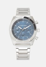 Calvin Klein FLEX - Chronograph watch - silver-coloured/blue/silver ...