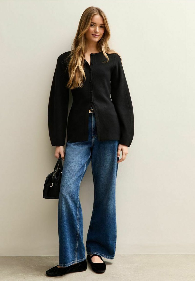 New Look COMPACT LONGLINE - Cardigan - black - Zalando