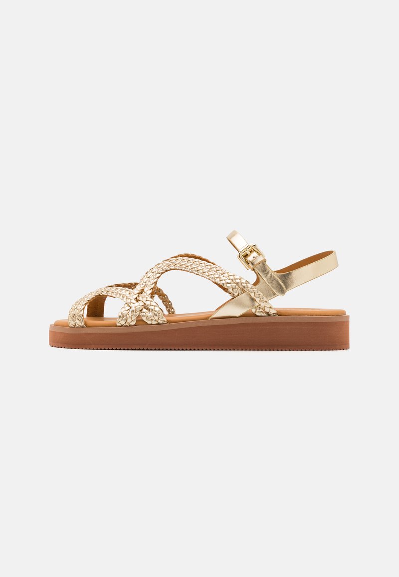 See by Chloé SANSA - Platform sandals - light gold/gold-coloured ...