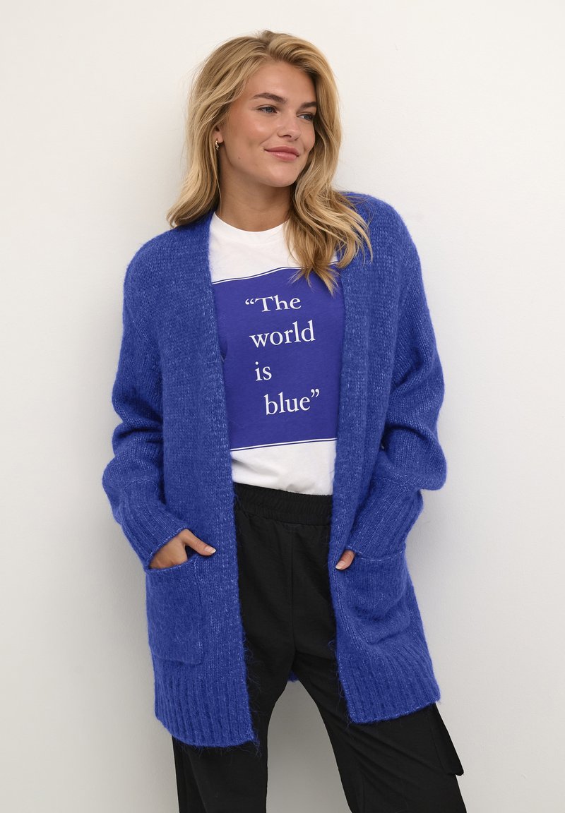 Kaffe ALIOMA - Gilet - clematis blue/bleu - ZALANDO.FR