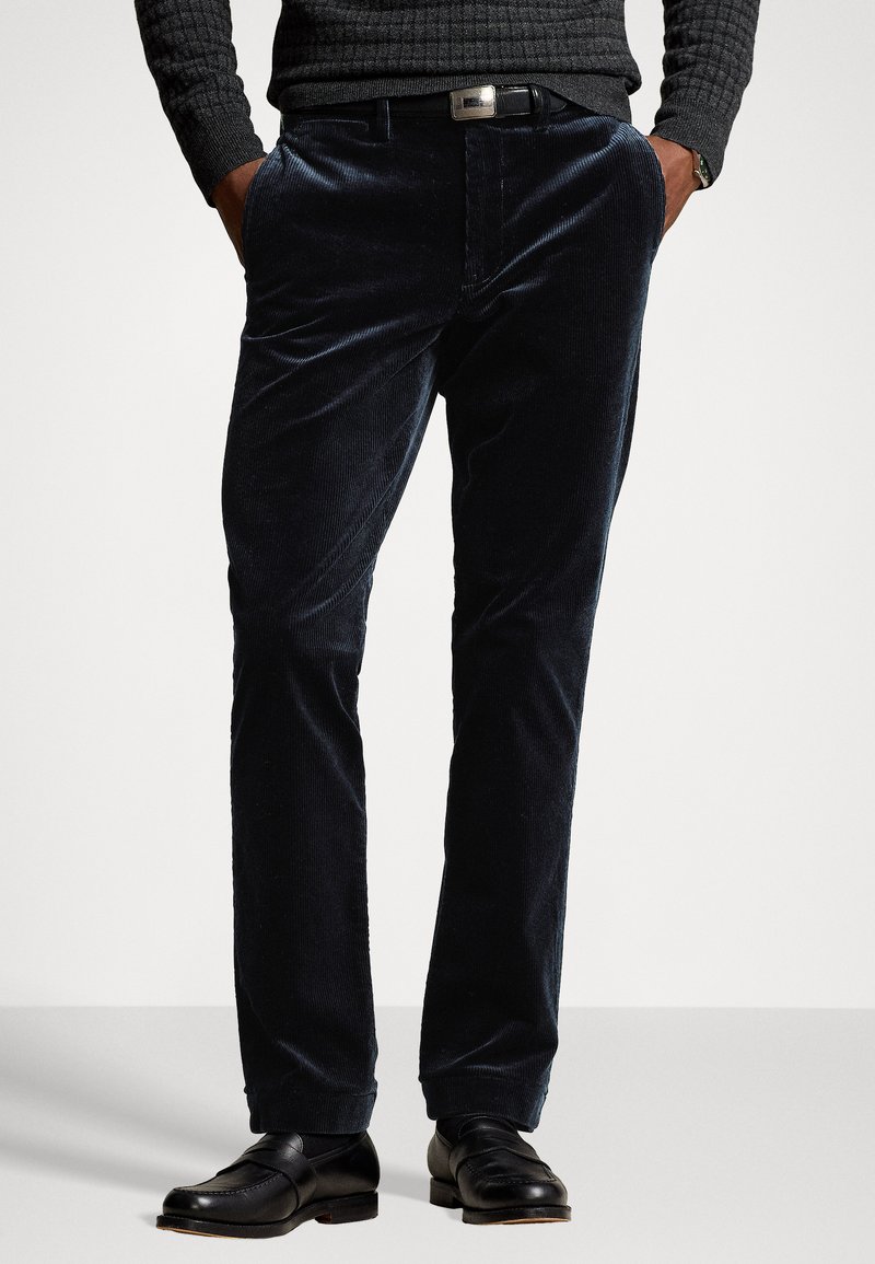 Polo Ralph Lauren FLAT FRONT - Bukse - black/svart - Zalando.no