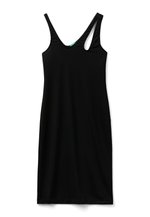United Colors of Benetton FORM-FITTING CUT OUT - Gebreide jurk - black ...