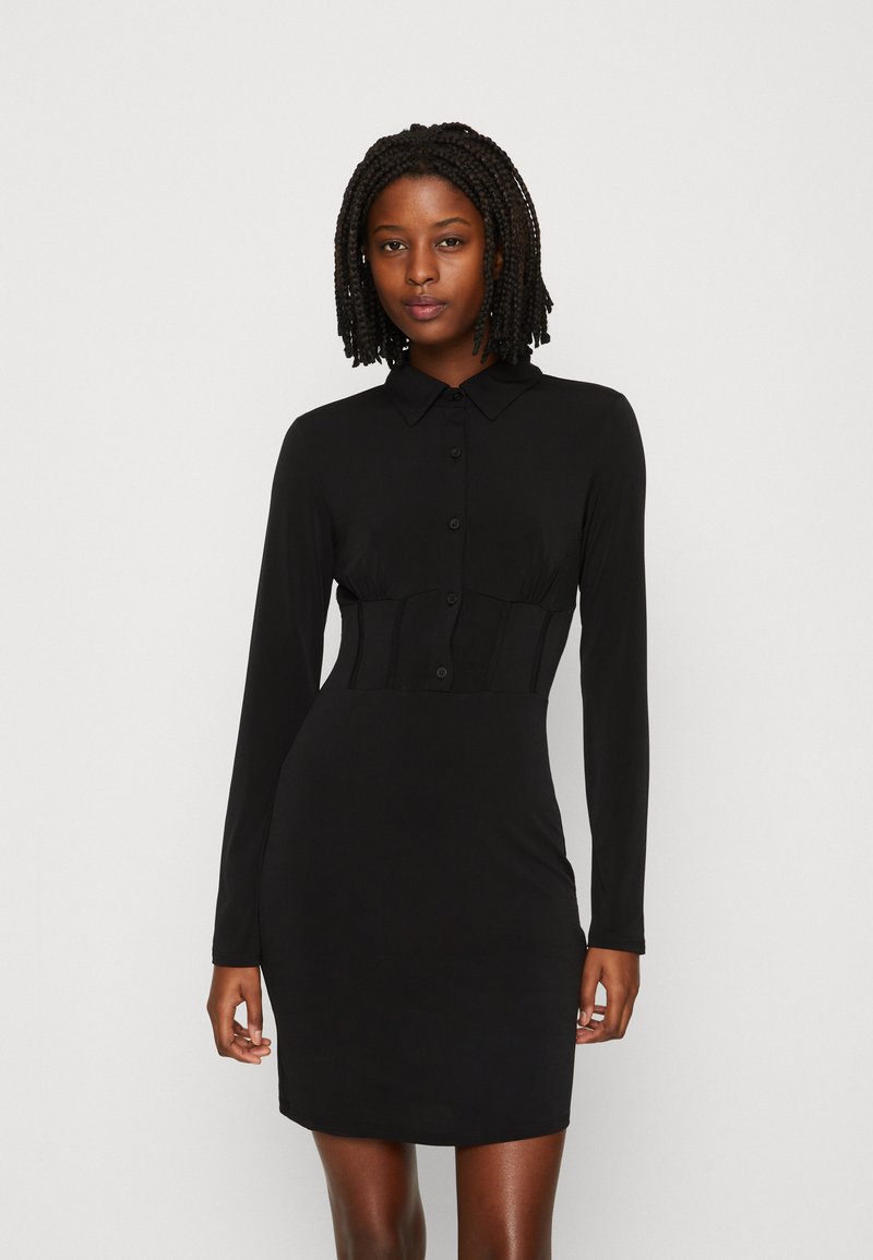 Even&Odd Robe en jersey - black/noir - ZALANDO.FR