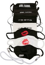 Urban Classics UNISEX FACE 7-PACK - Community mask - black white/black ...