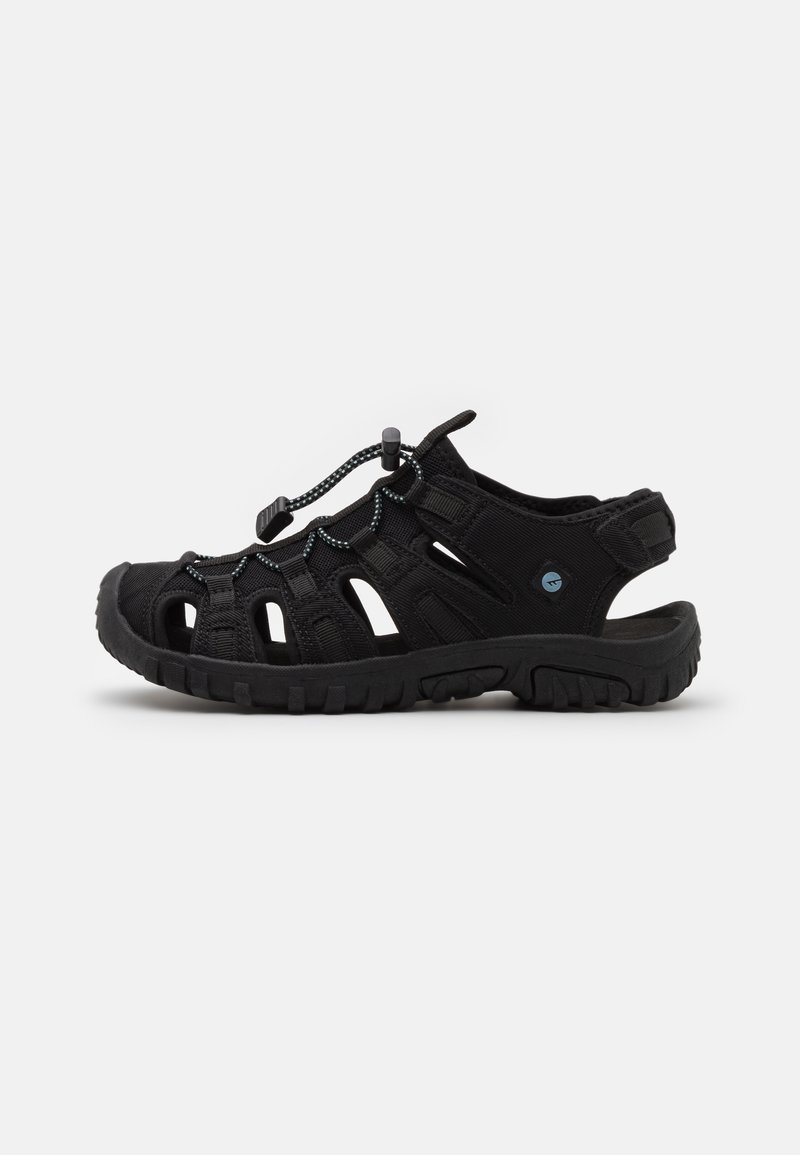 HI-TEC COVE SPORT WOMENS - Walking sandals - black/light blue/black ...