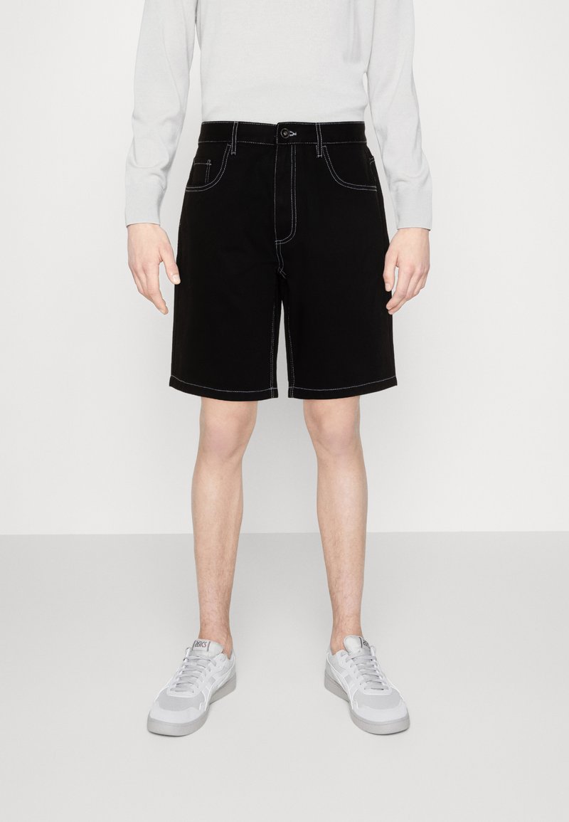 Redefined Rebel RRTOKYO - Denim shorts - black - Zalando.ie