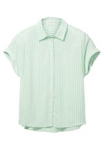 TOM TAILOR Hemdbluse - green white stripe woven/hellgrün - Zalando.at