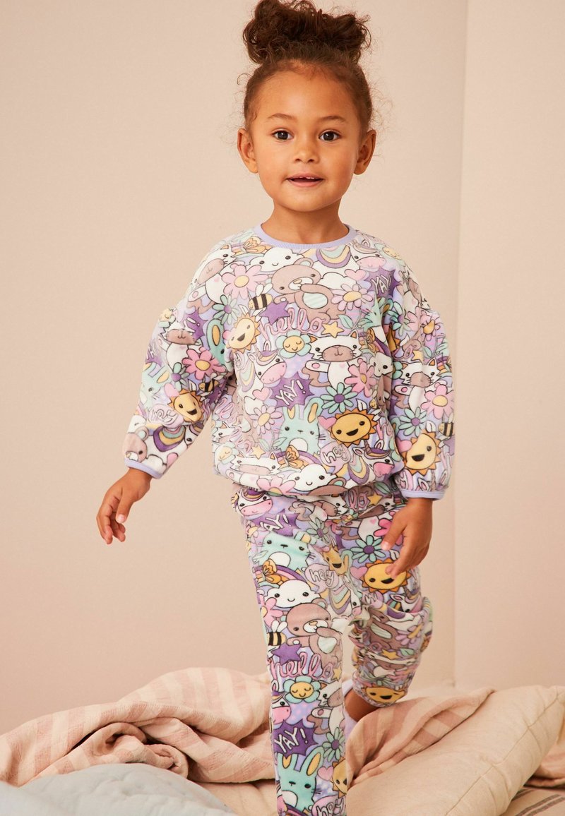 Next COSY SET - Pyjama set - multi character/purple - Zalando