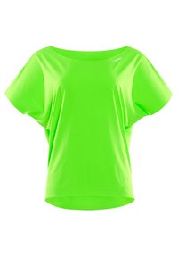 Winshape FUNCTIONAL DANCE - Jednoduché tričko - neon green/neonová ...