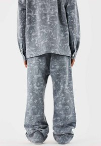 Project X Paris KALASH - Trousers - dasty blue/blue-grey - Zalando