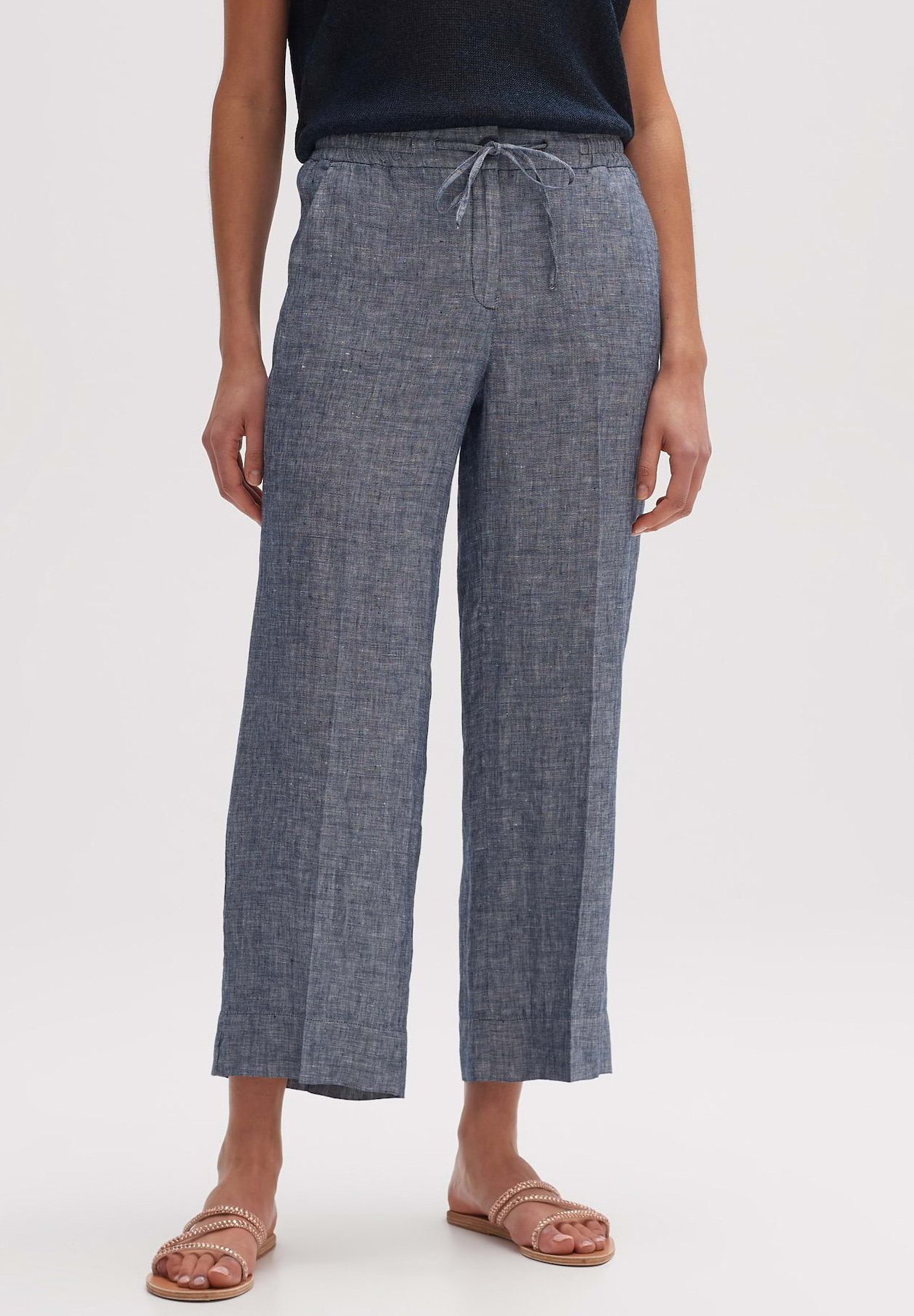 Opus MADEKA - Stoffhose - coal blue/blau - Zalando.ch
