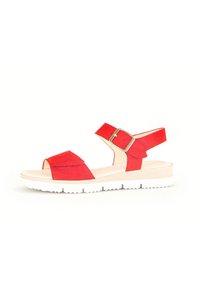 Gabor Wedge sandals - rot/red - Zalando