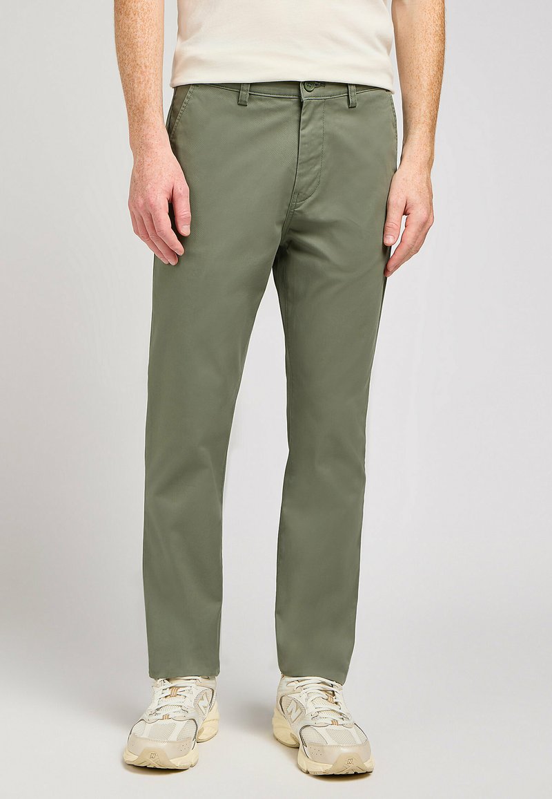 Lee Chinos - olive grove/mottled green - Zalando