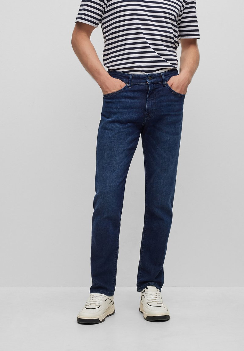 BOSS Jean droit - dark blue/bleu marine - ZALANDO.FR