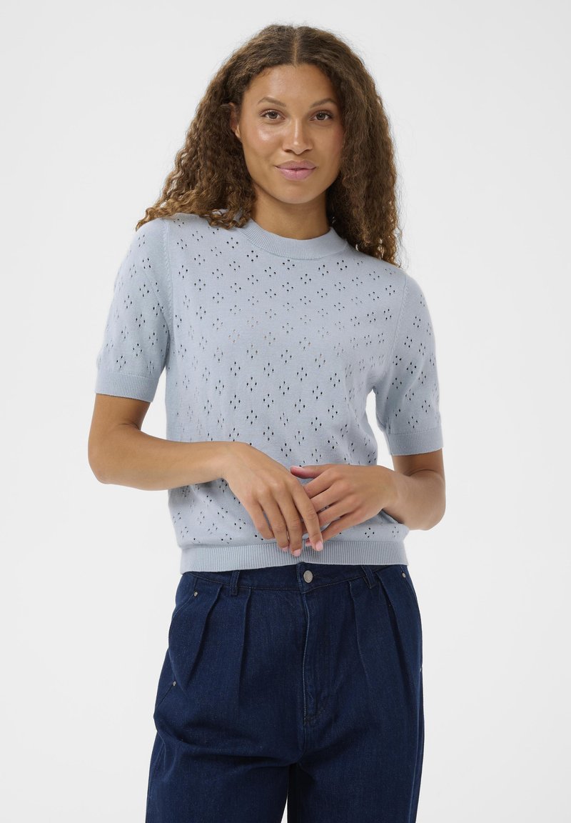 Saint Tropez OLINESZ SS - T-shirt imprimé - kentucky blue/bleu clair ...