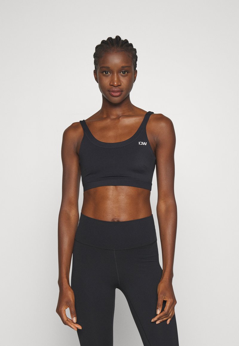 ICANIWILL NIMBLE BRA - Urheiluliivit: keskitason tuki - black/musta ...
