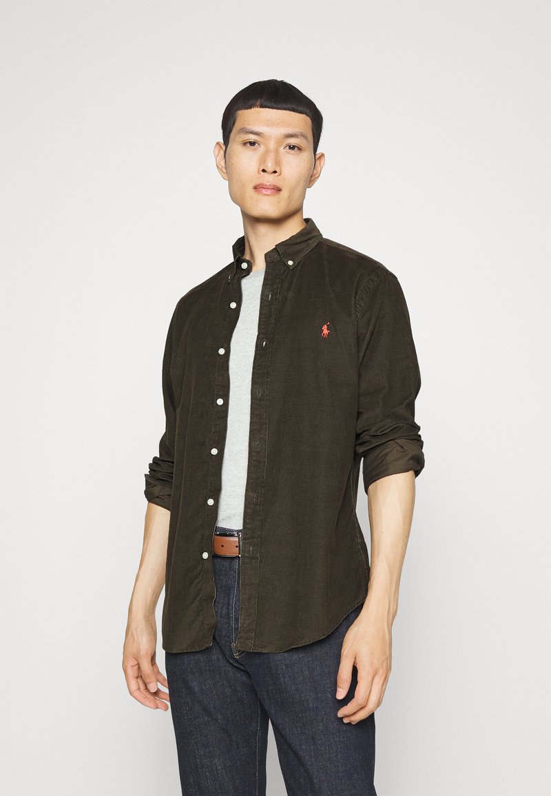 Polo Ralph Lauren SLBDPPCS-LONG SLEEVE-SPORT SHIRT - Skjorter - defender green/grøn - Zalando.dk