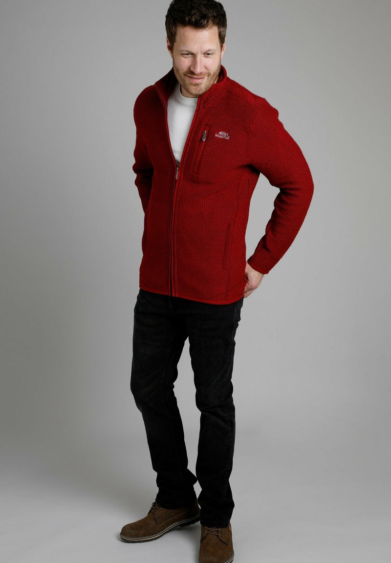 Weird Fish TRANSOM FULL MACARONI PAGODA - Summer jacket - garnet/red ...