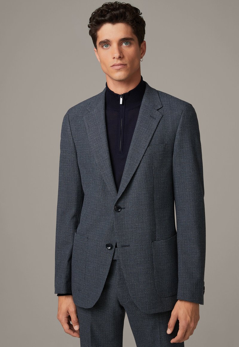 Strellson SAKKO ARNDT - Blazer - dunkelblau schwarz gemustert/bleu ...