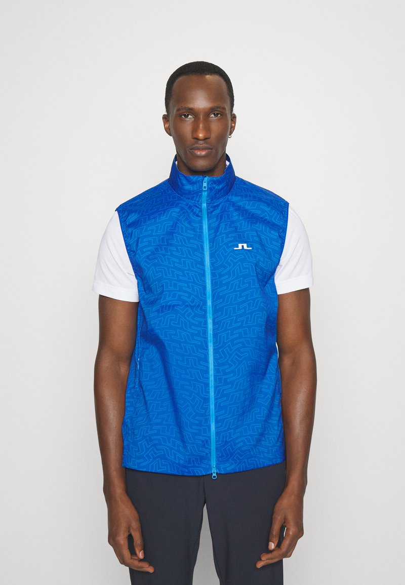 J.LINDEBERG Sports LIGHT PACKABLE VEST - Bodywarmer - lapis outline ...