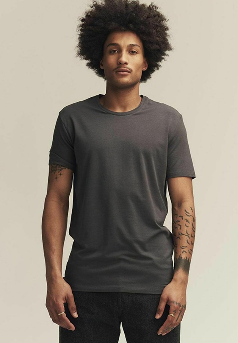 Frank Dandy Bamboo Tee - T-Shirt basic - grey/grau - Zalando.at