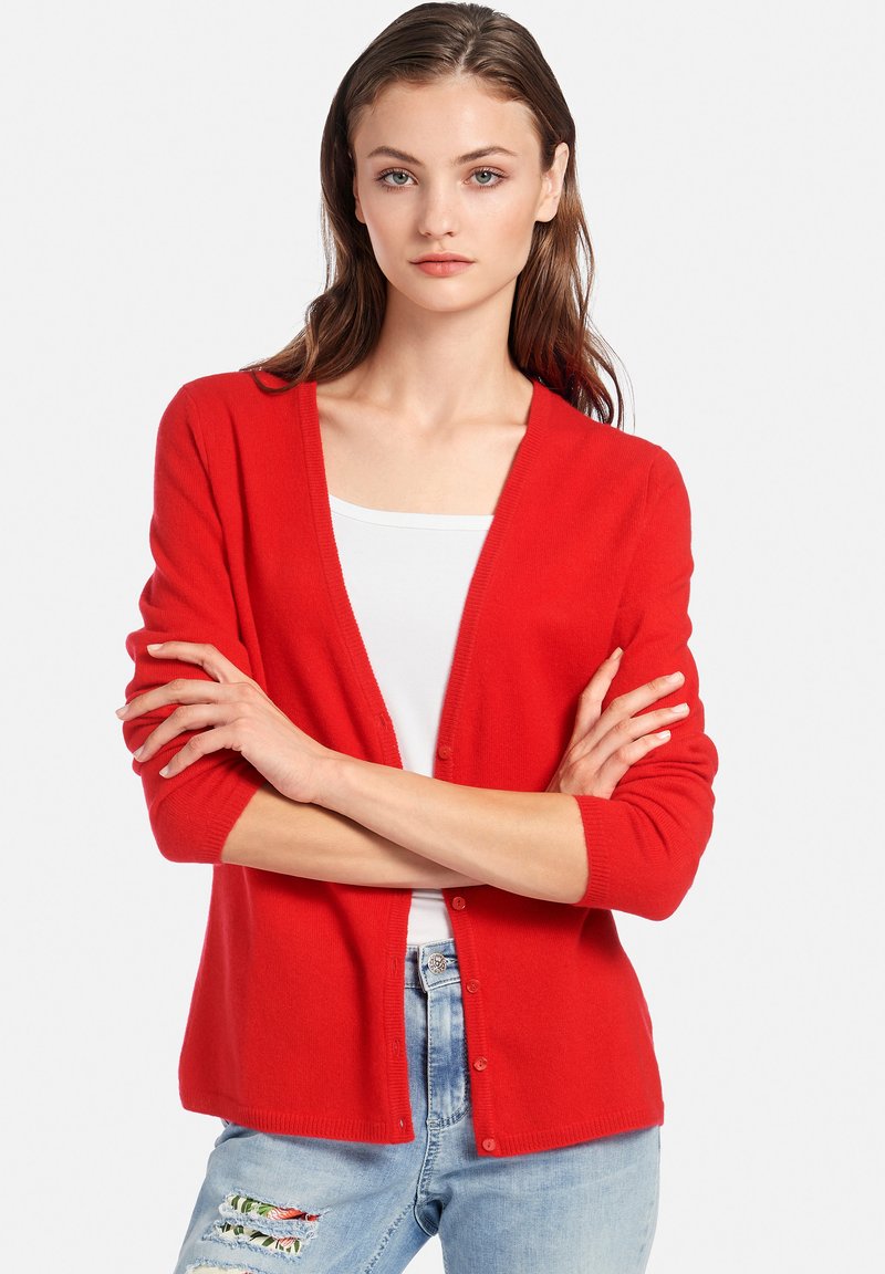 PETER HAHN Cardigan - rot/rosso - Zalando.it