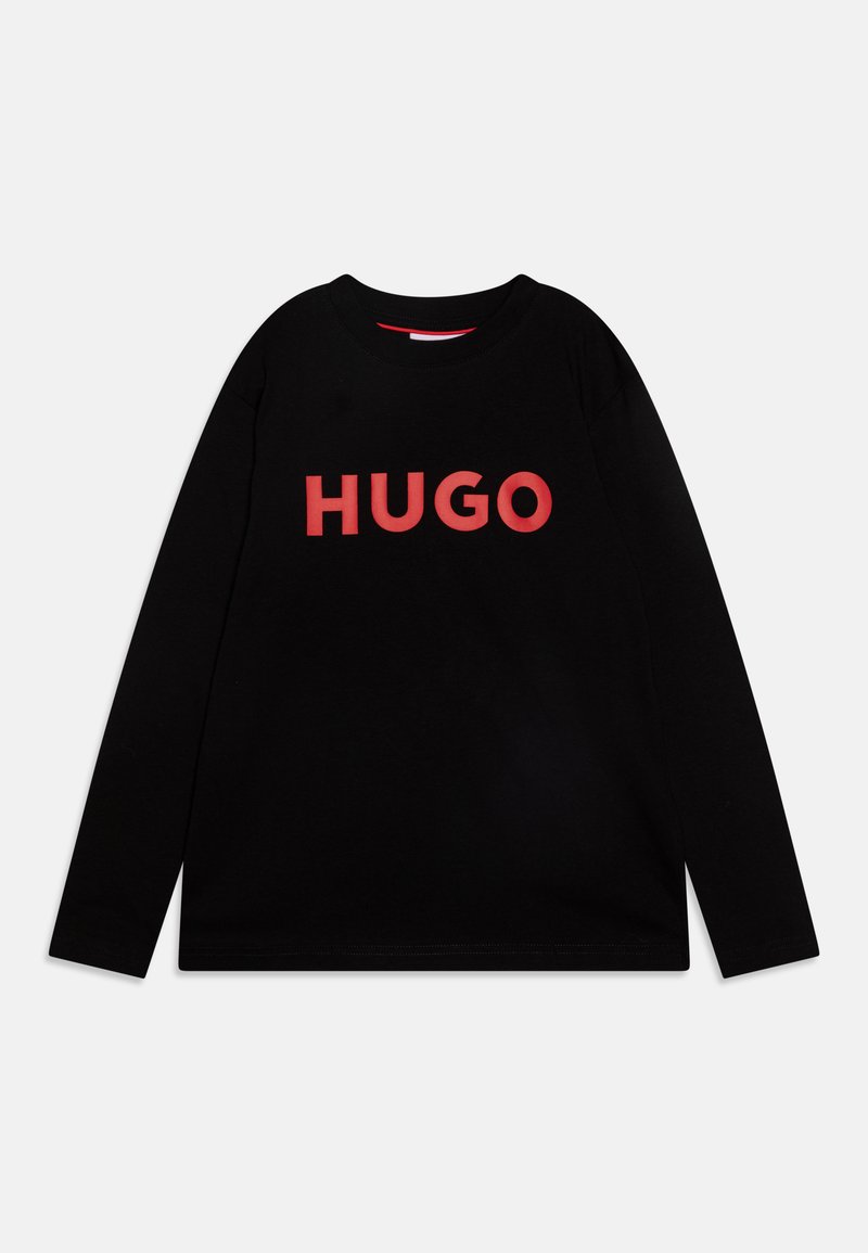HUGO Kids LONG SLEEVE - Langarmshirt - black/schwarz - Zalando.ch