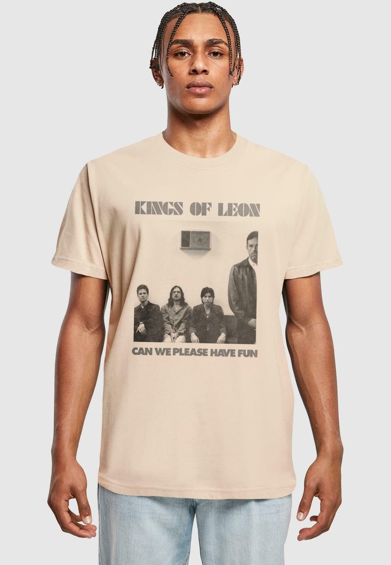 Merchcode KOL - Print T-shirt - sand - Zalando.ie