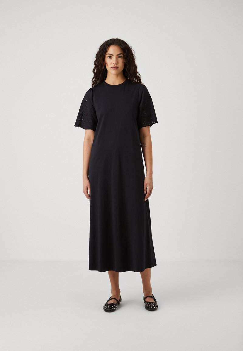 YAS Tall YASLEX MIDI DRESS - Jersey dress - black - Zalando.ie