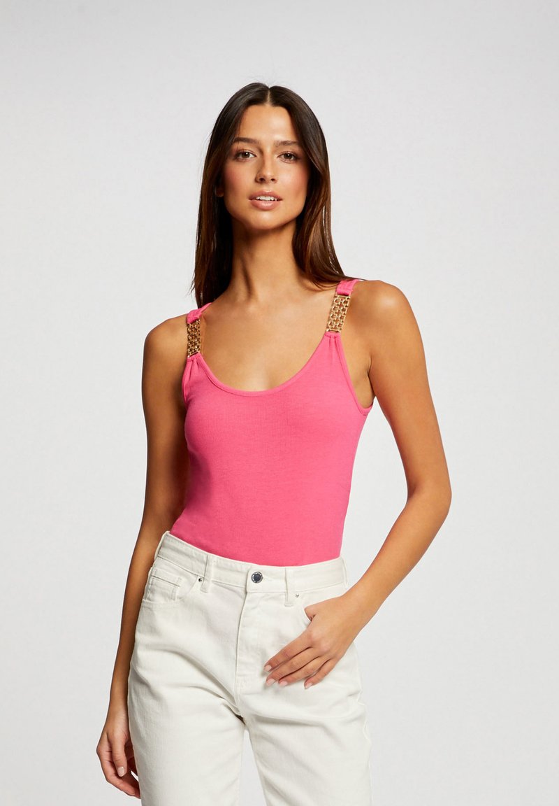 Morgan TANK WITH EMBELLISHED - Top - pink/rosa - Zalando.es