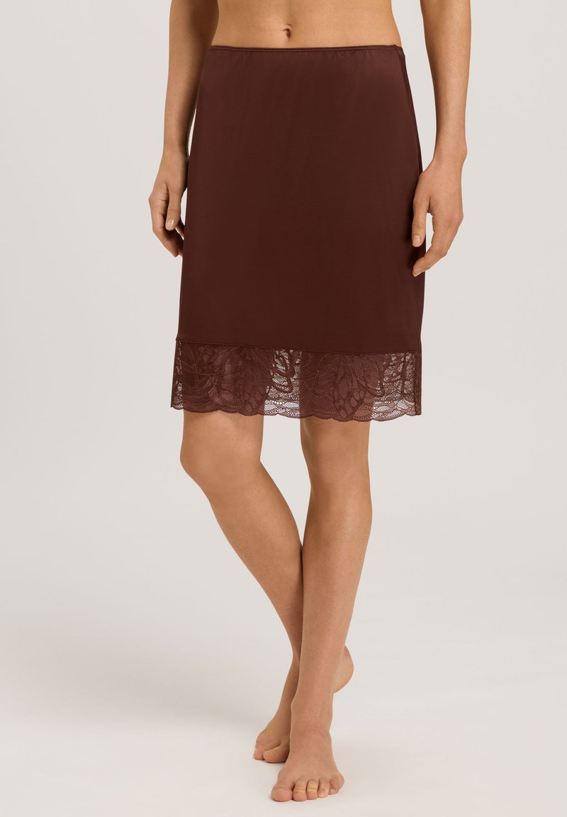 Hanro ELIA - Jupe crayon - chocolate chip/marron - ZALANDO.CH