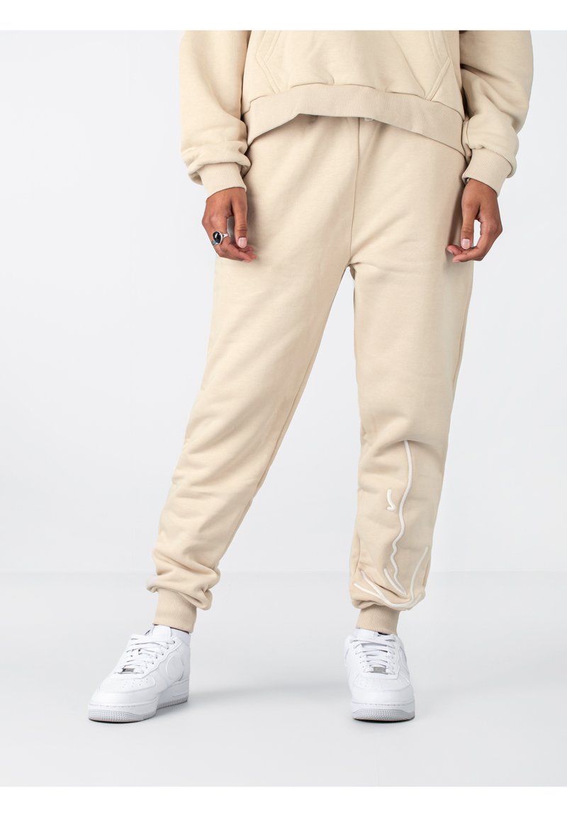 Karl Kani SIGNATURE - Pantalon de survêtement - cream/beige - ZALANDO.FR