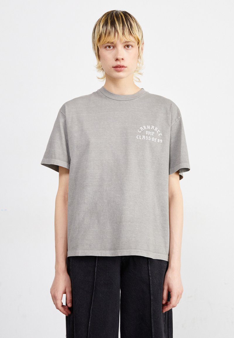 Carhartt WIP CLASS OF 89 - T-Shirt print - marengo/white/oliv - Zalando