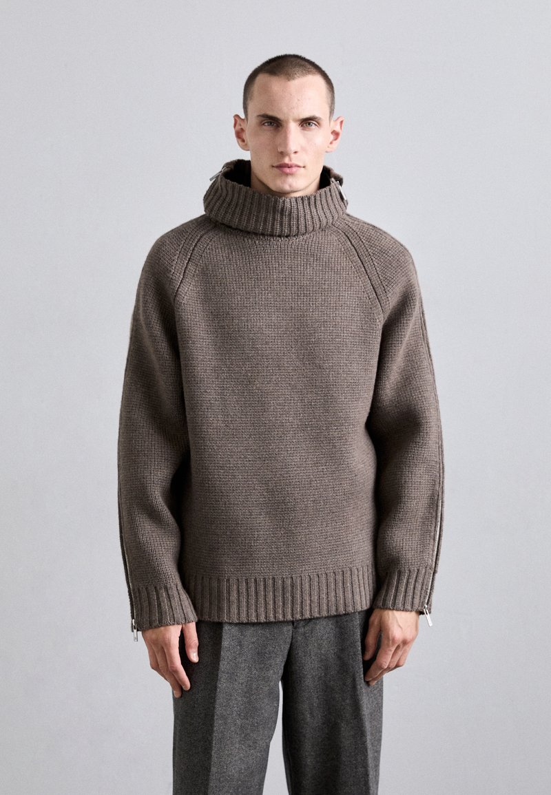 Helmut Lang SUITCASE T NECK - Jumper - taupe - Zalando