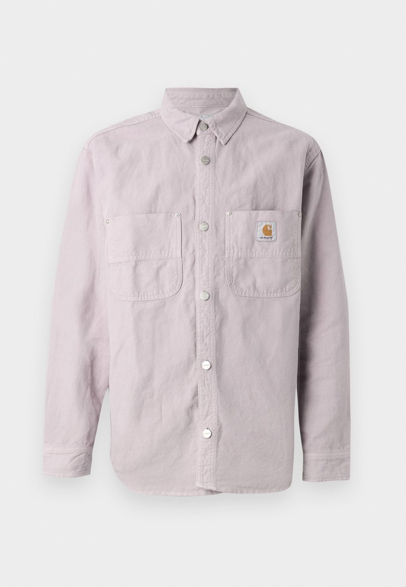 Carhartt WIP WALTER SHIRT SULLIVAN - Summer jacket - pink fog/light ...