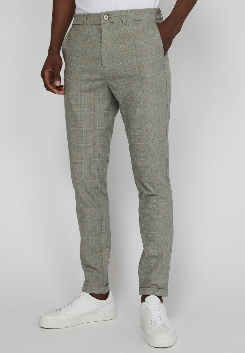 Matinique MALIAM - Pantalon classique - medium grey melange/gris ...