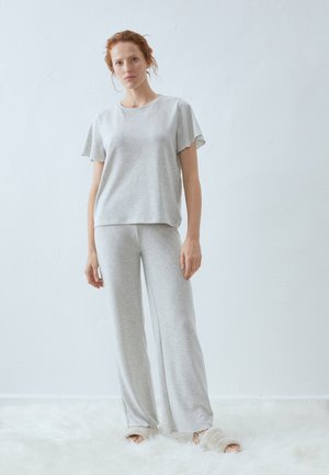 Anna Field SET - Pyjama - light grey/lichtgrijs - Zalando.nl