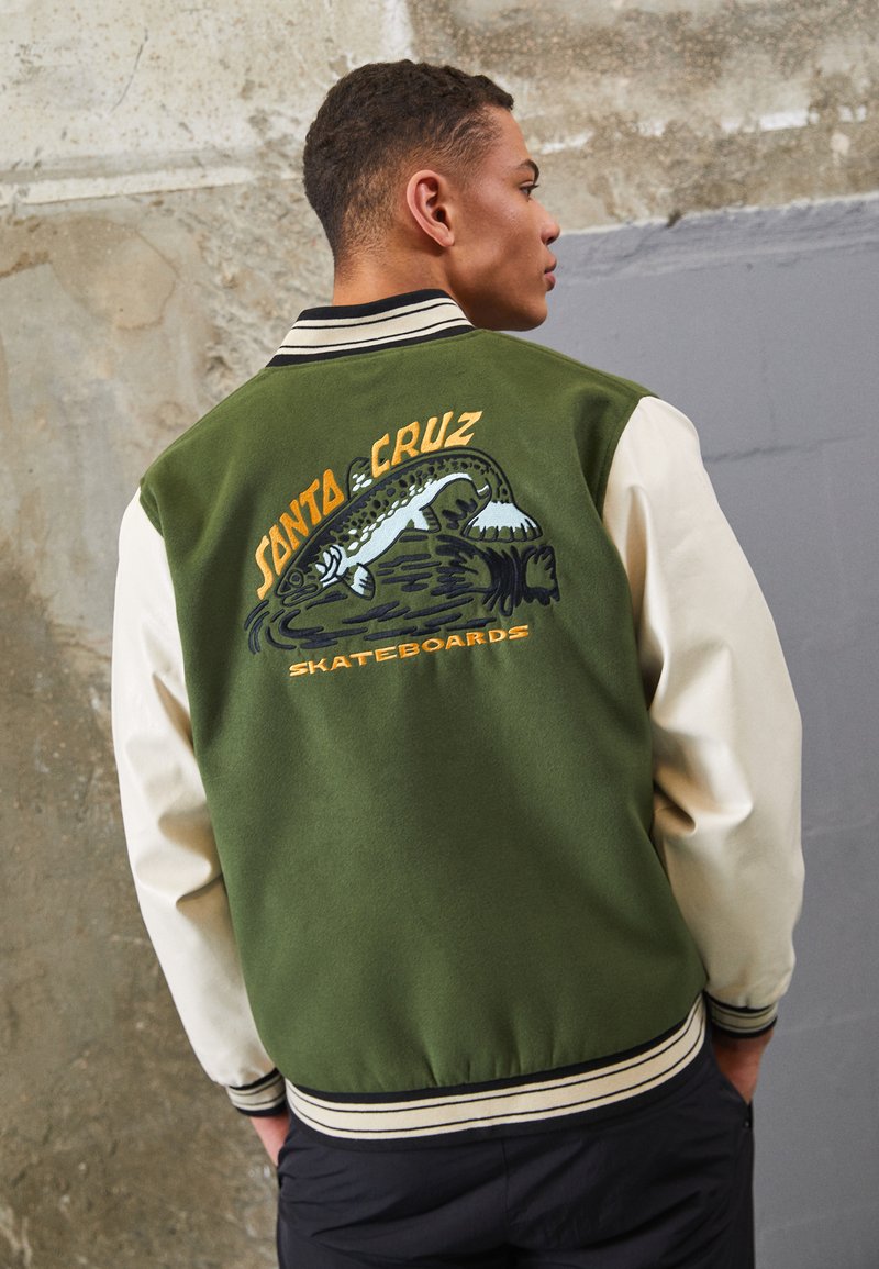 Santa Cruz RETREAT JACKET UNISEX - Blouson Bomber - moss/kaki - ZALANDO.CH