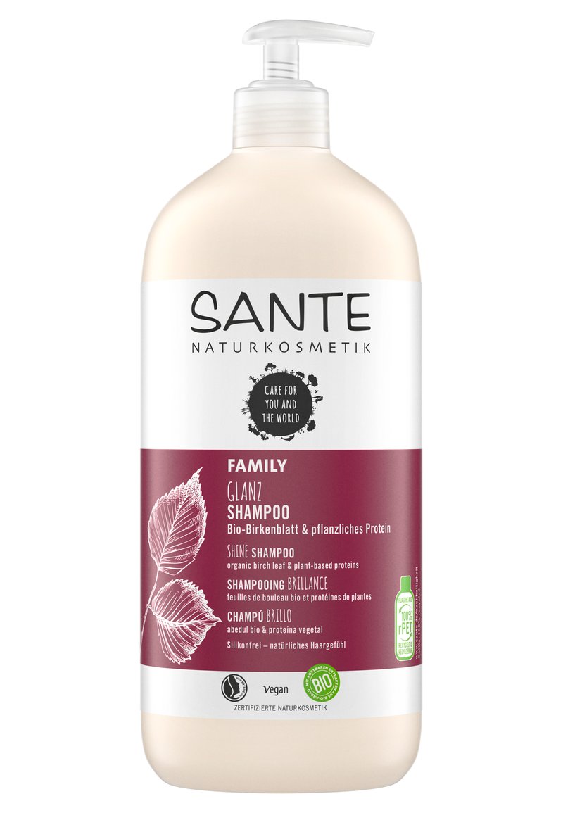 Sante SHINE SHAMPOO ORGANIC BIRCH LEAF & PLANT-BASED PROTEINS ...