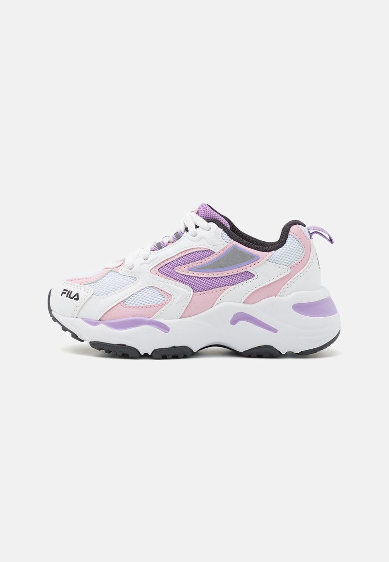 Fila RAY TRACER KIDS UNISEX - Trainers - white/viola/white - Zalando.ie