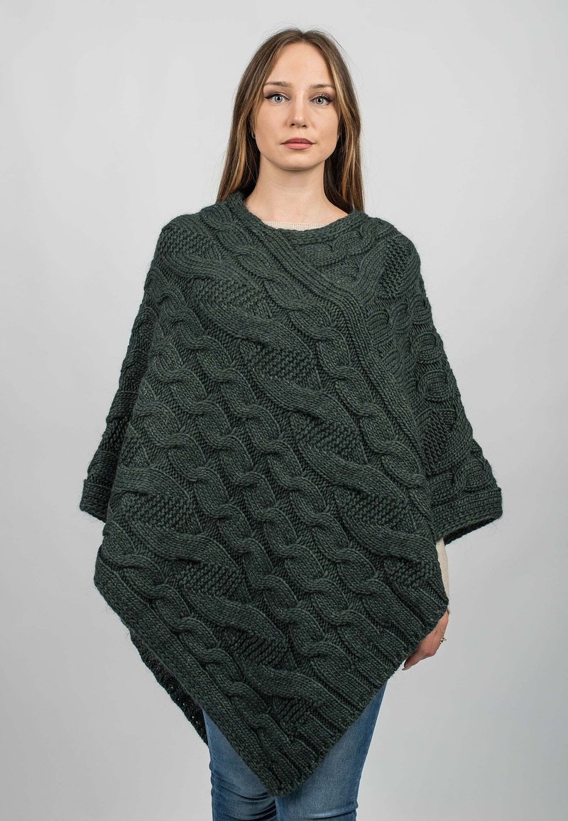 Dalle Piane Cashmere Poncho - verde - Zalando.es