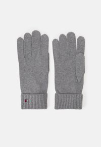Tommy Hilfiger ESSENTIAL FLAG GLOVES - Fingerhandschuh - medium grey heather/grau - Zalando.ch